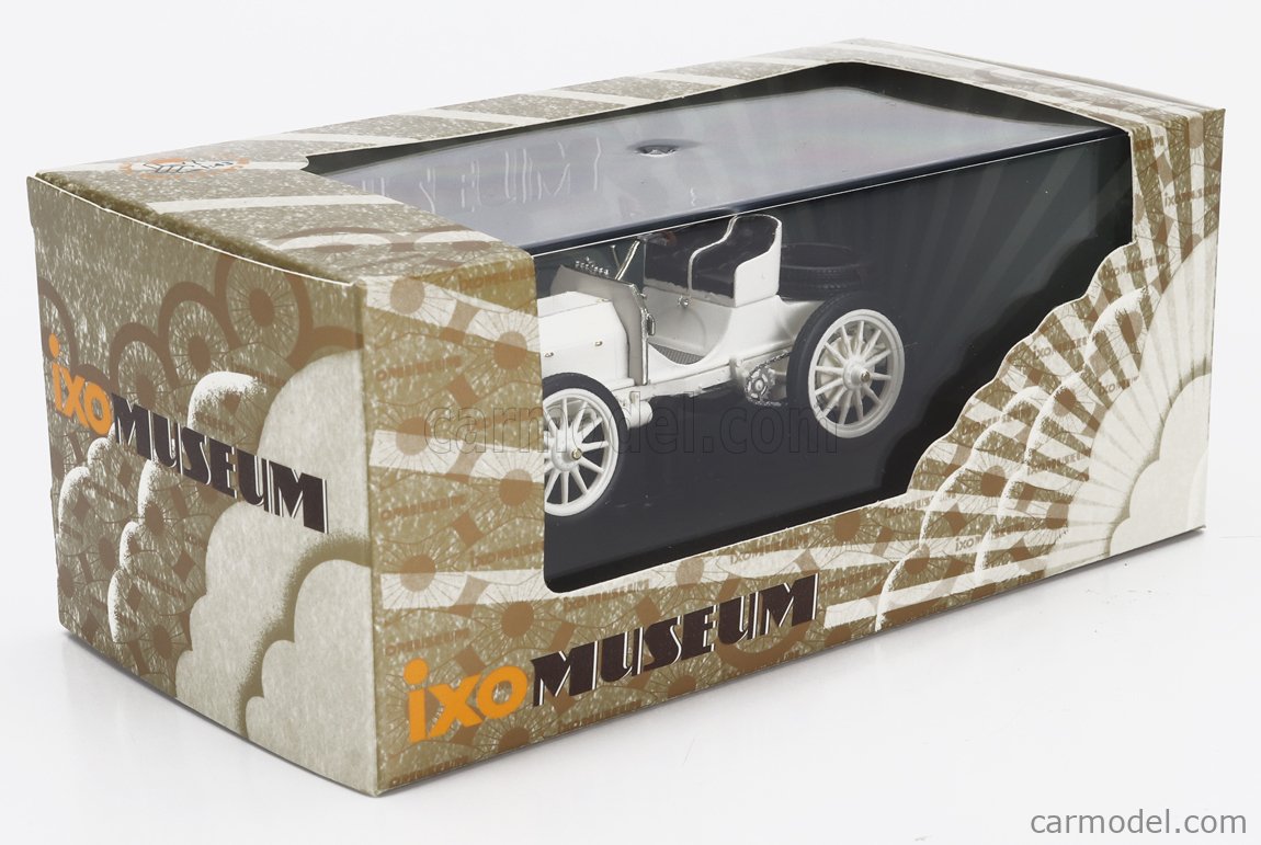 IXO-MODELS MUS027 Echelle 1/43 | MERCEDES BENZ SIMPLEX 35HP 1901 WHITE