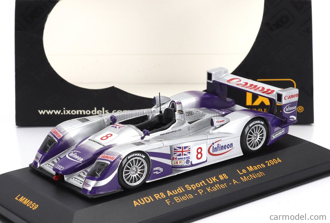 IXO-MODELS LMM059 Scale 1/43 | AUDI R8 3.6L TURBO V8 TEAM AUDI SPORT UK ...