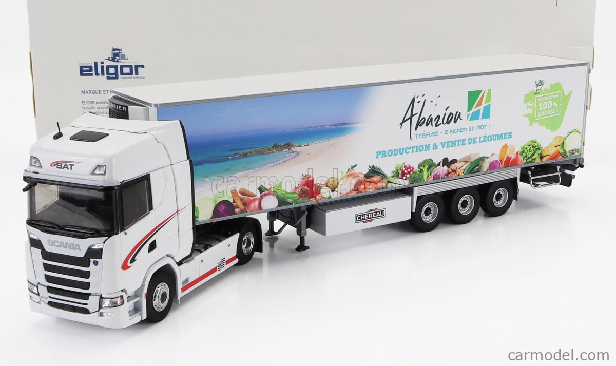 ELIGOR 118156 Scale 1/43 | SCANIA R460 TRUCK SEMI-FRIGO ABAZIOU ...