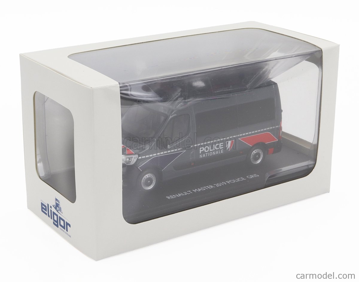 ELIGOR 118006 Scale 1/43 | RENAULT MASTER MINIBUS POLICE NATIONALE 2019 ...