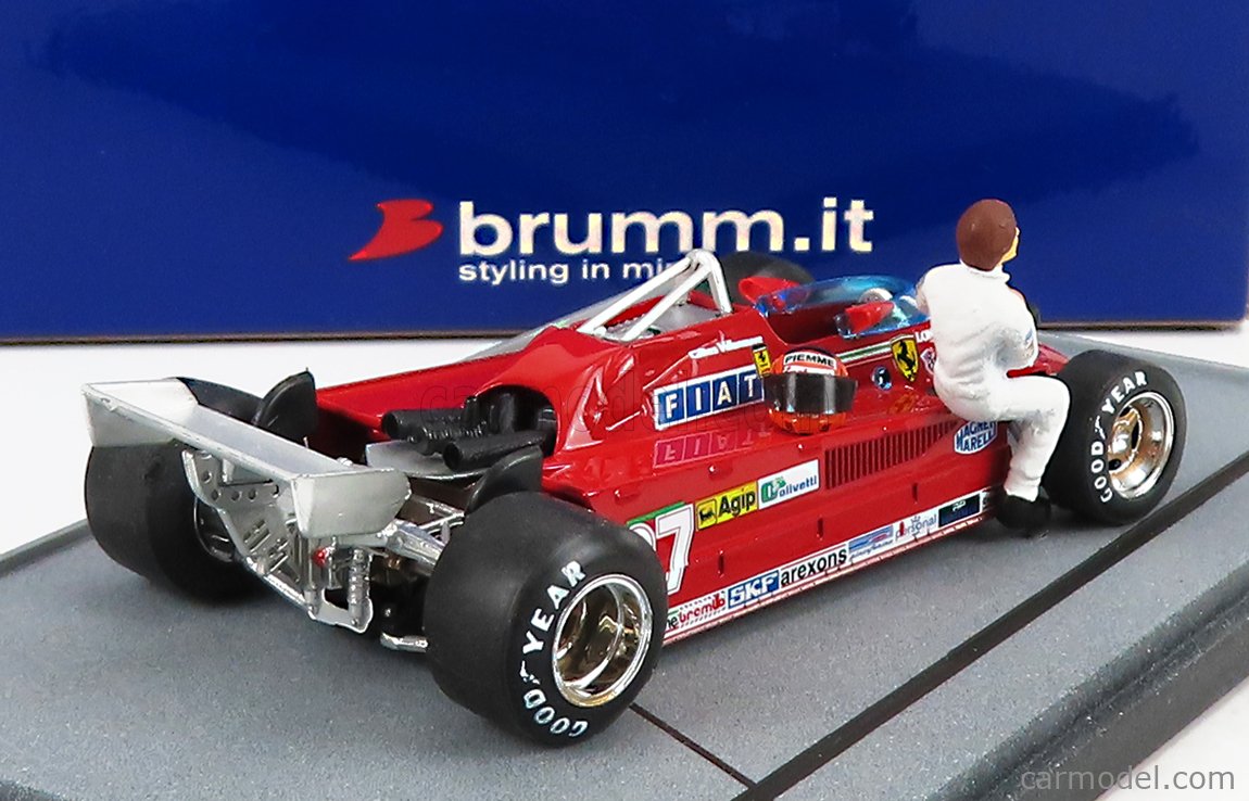 BRUMM AS38 Masstab: 1/43 | FERRARI F1 126CK TURBO WITH GILLES ...
