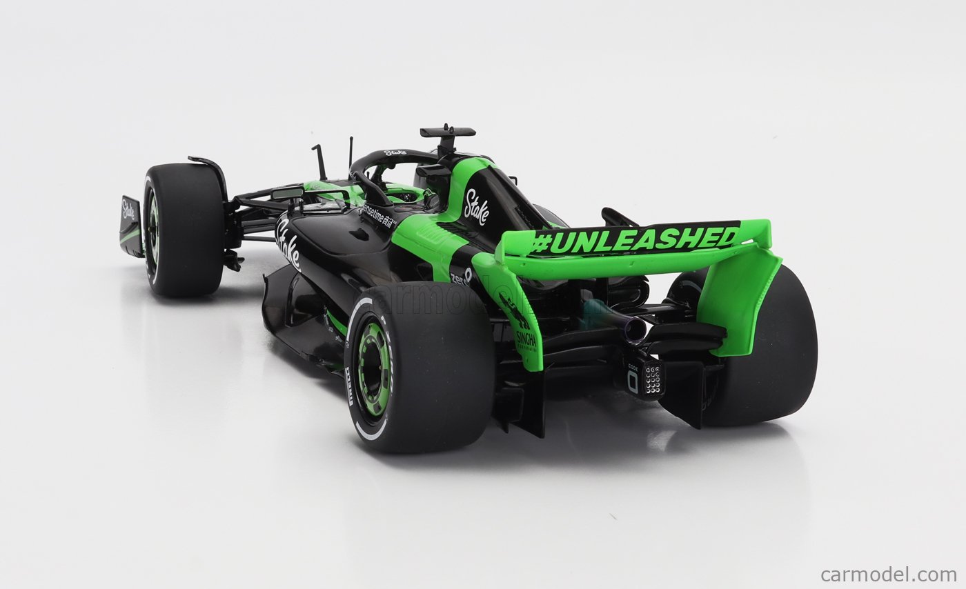 SOLIDO 1811104 Scale 1/18 | SAUBER F1 C44 TEAM STAKE KICK PRESENTATION SEASON 2024 - N 77 ...