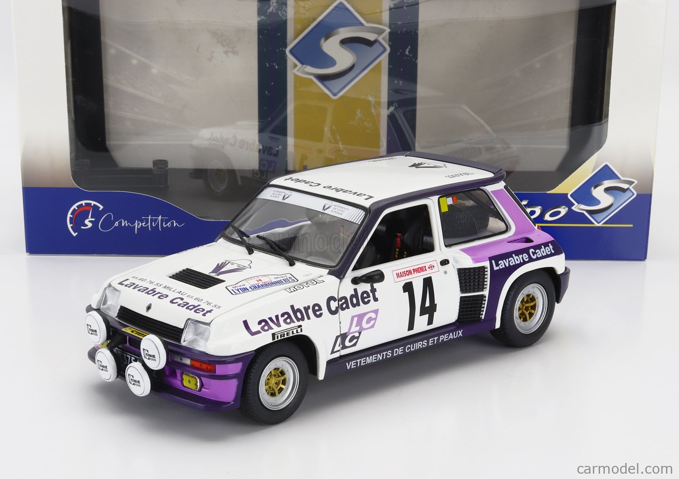 SOLIDO 1801313 Echelle 1/18 | RENAULT R5 TURBO (night version) N 14 ...