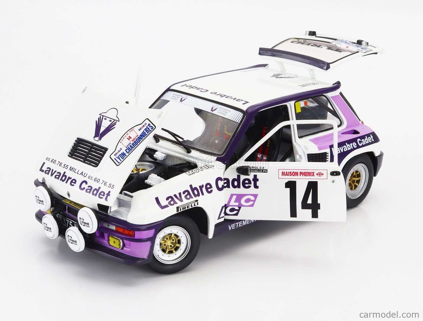 SOLIDO 1801313 Echelle 1/18 | RENAULT R5 TURBO (night version) N 14 ...