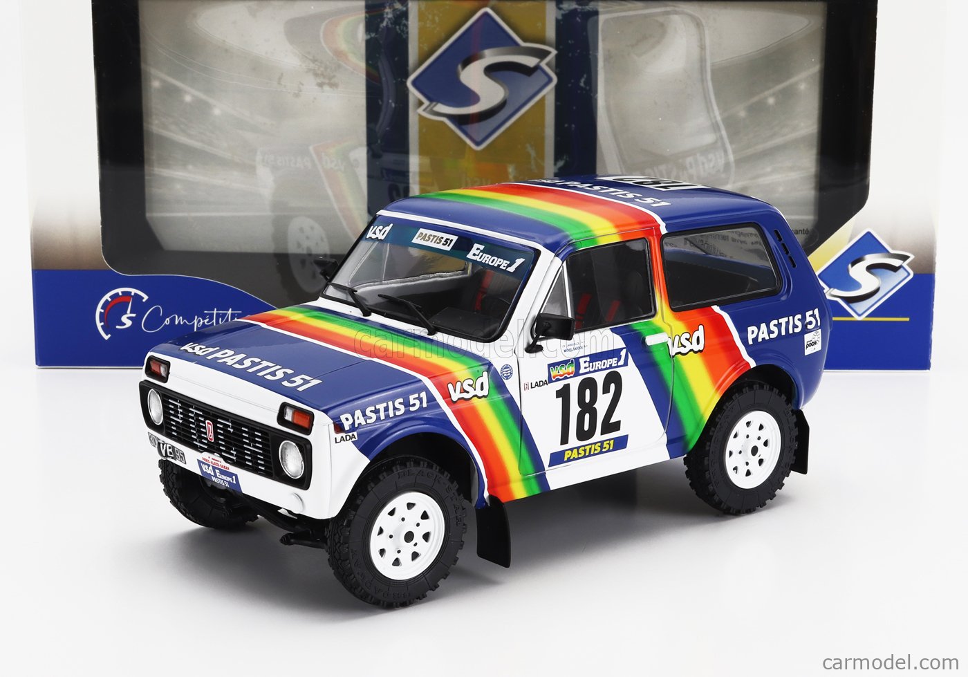 SOLIDO 1807305 Scale 1/18 | LADA NIVA N 182 RALLY PARIS-DAKAR 1984 JEAN ...