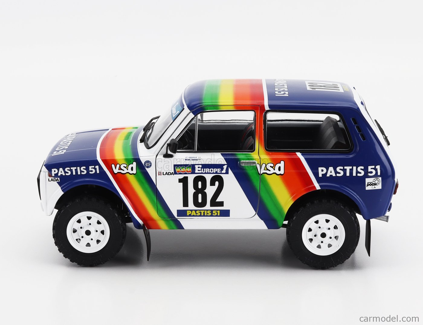 SOLIDO 1807305 Scale 1/18 | LADA NIVA N 182 RALLY PARIS-DAKAR 1984 JEAN ...