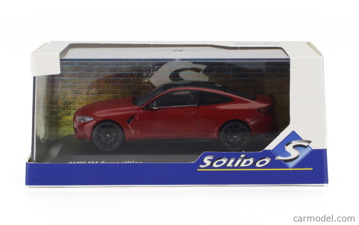 SOLIDO 4316001 Scale 1/43 | BMW 4-SERIES M4 COUPE COMPETITION (G82) 2023 RED