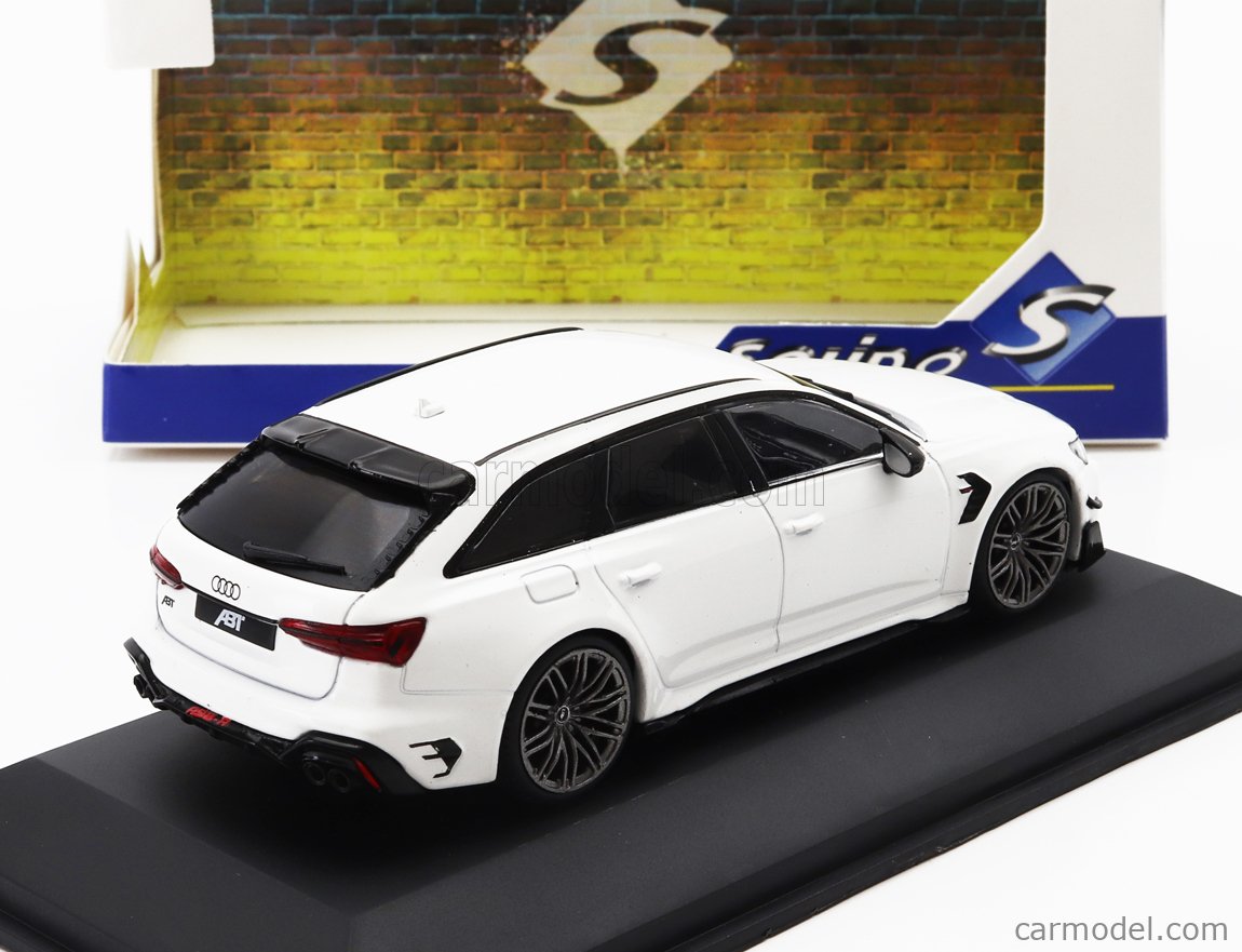 SOLIDO 4310710 Echelle 1/43 | AUDI A6 RS6-R ABT AVANT SW STATION WAGON 2022 WHITE