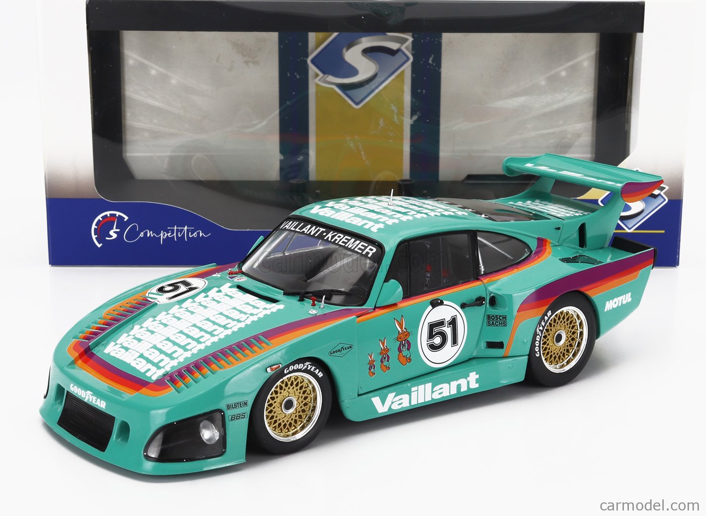 SOLIDO 1807205 Scale 1/18 | PORSCHE 935 K3 TEAM VAILLANT N 51 RACING ...