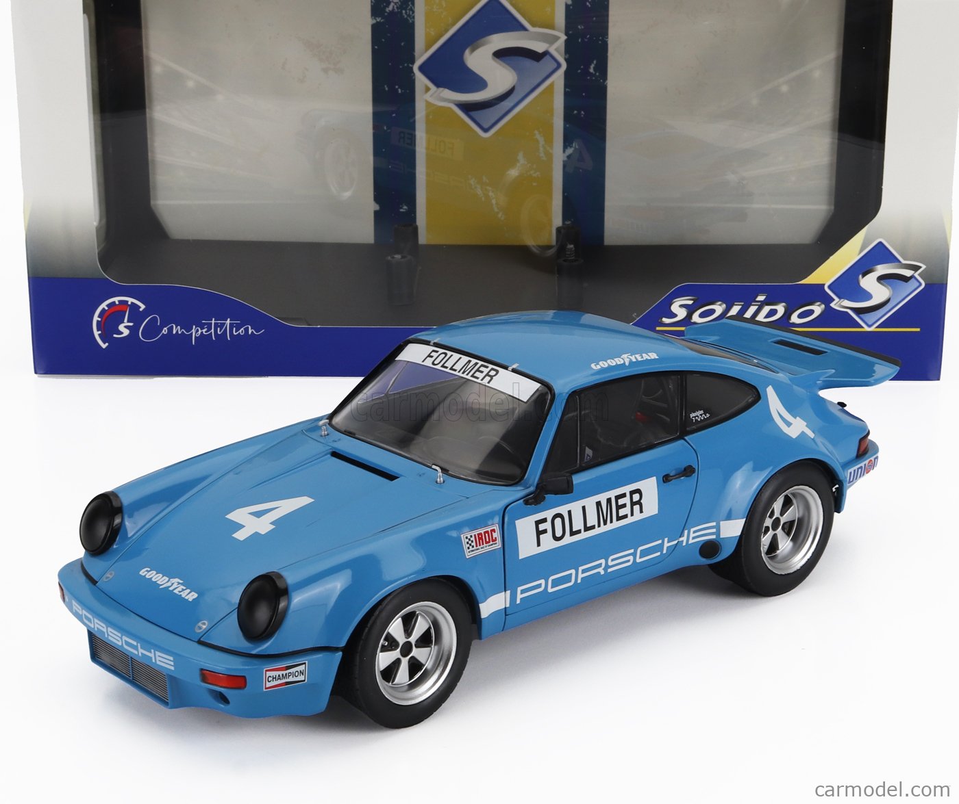 SOLIDO 1810702 Escala 1/18 | PORSCHE 911 CARRERA 3.0 RSR N 4 IROC ...