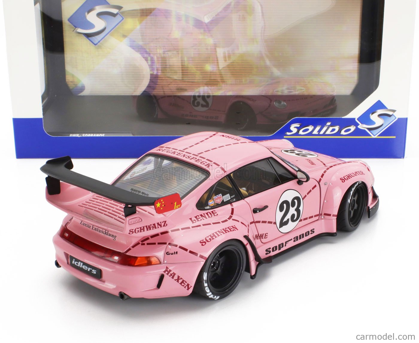 SOLIDO 1808503 Scale 1/18 | PORSCHE 911 993 RWB BODYKIT N 23 PINK PIG ...