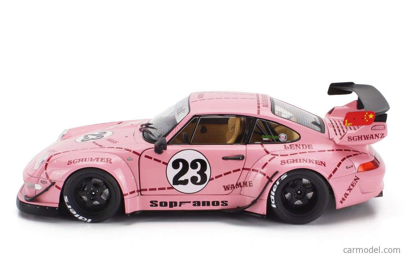 SOLIDO 1808503 Scale 1/18 | PORSCHE 911 993 RWB BODYKIT N 23 PINK PIG ...