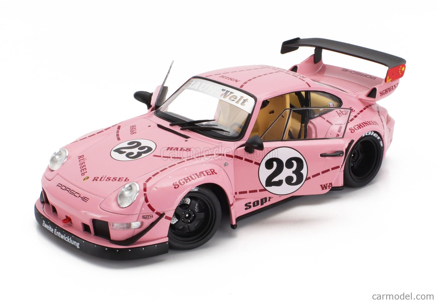 SOLIDO 1808503 Scale 1/18 | PORSCHE 911 993 RWB BODYKIT N 23 PINK PIG ...