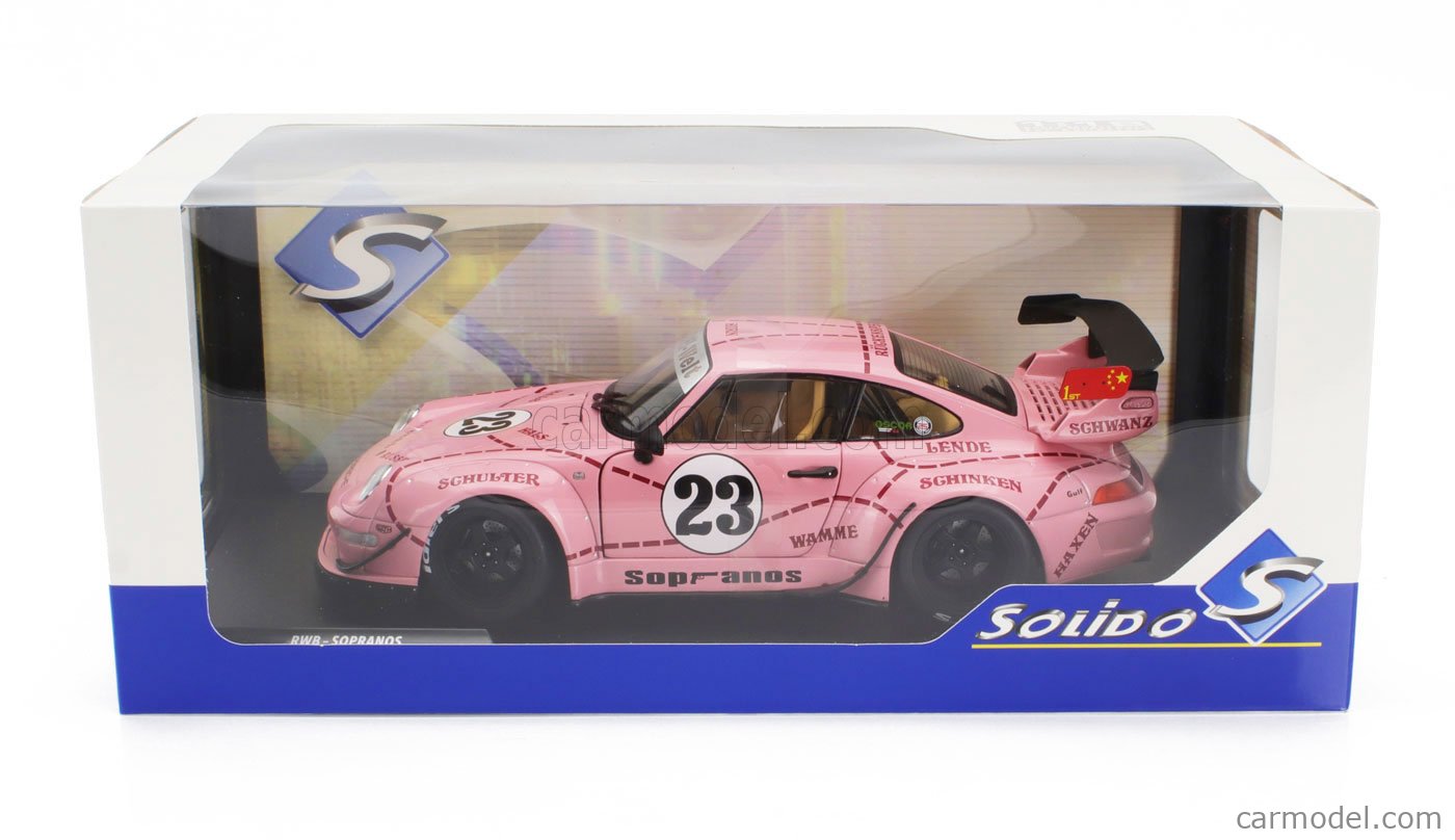 SOLIDO 1808503 Scale 1/18 | PORSCHE 911 993 RWB BODYKIT N 23 PINK PIG ...