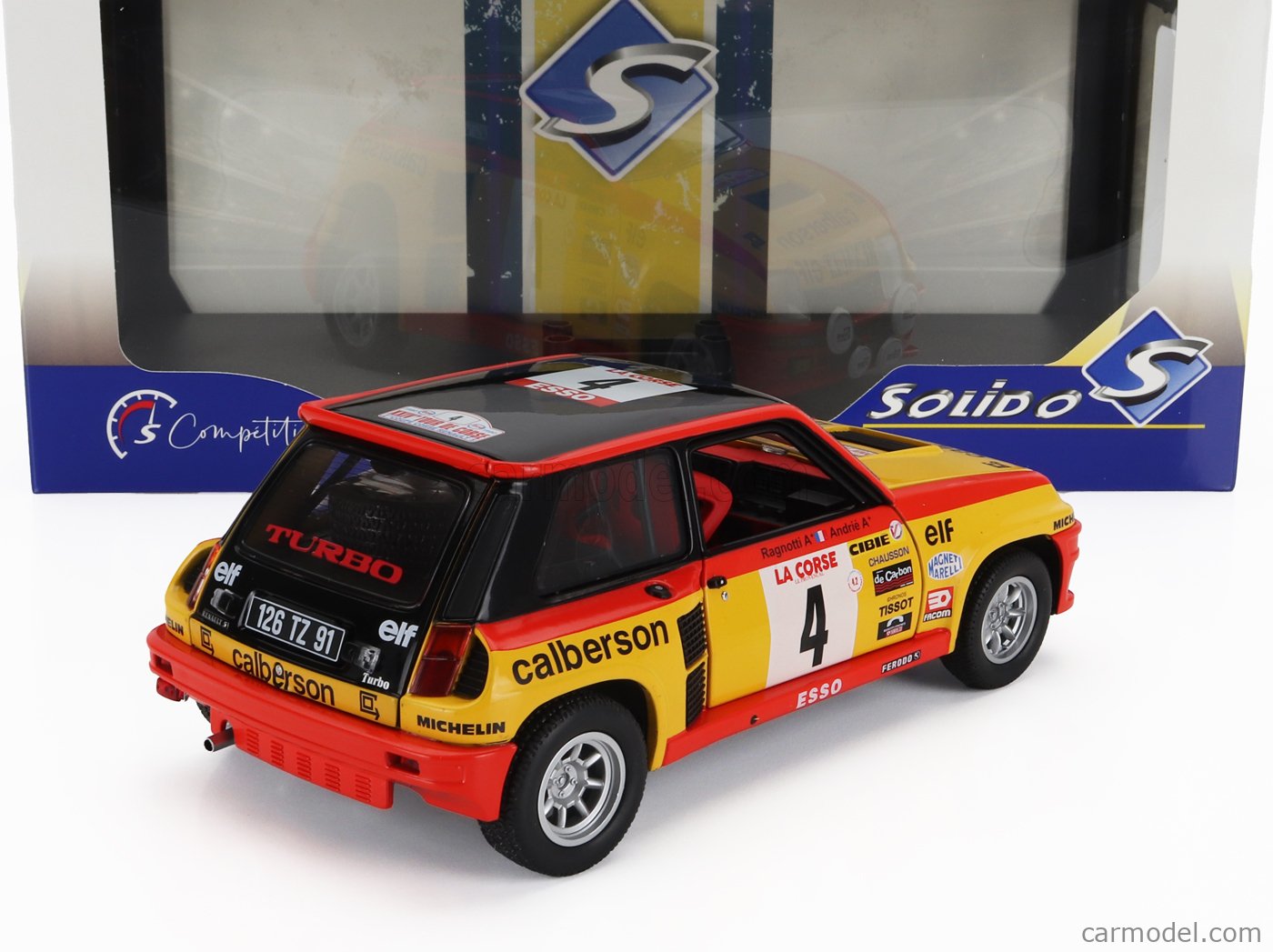 SOLIDO 1801314 Escala 1/18 | RENAULT R5 TURBO (night version) N 4 TOUR ...