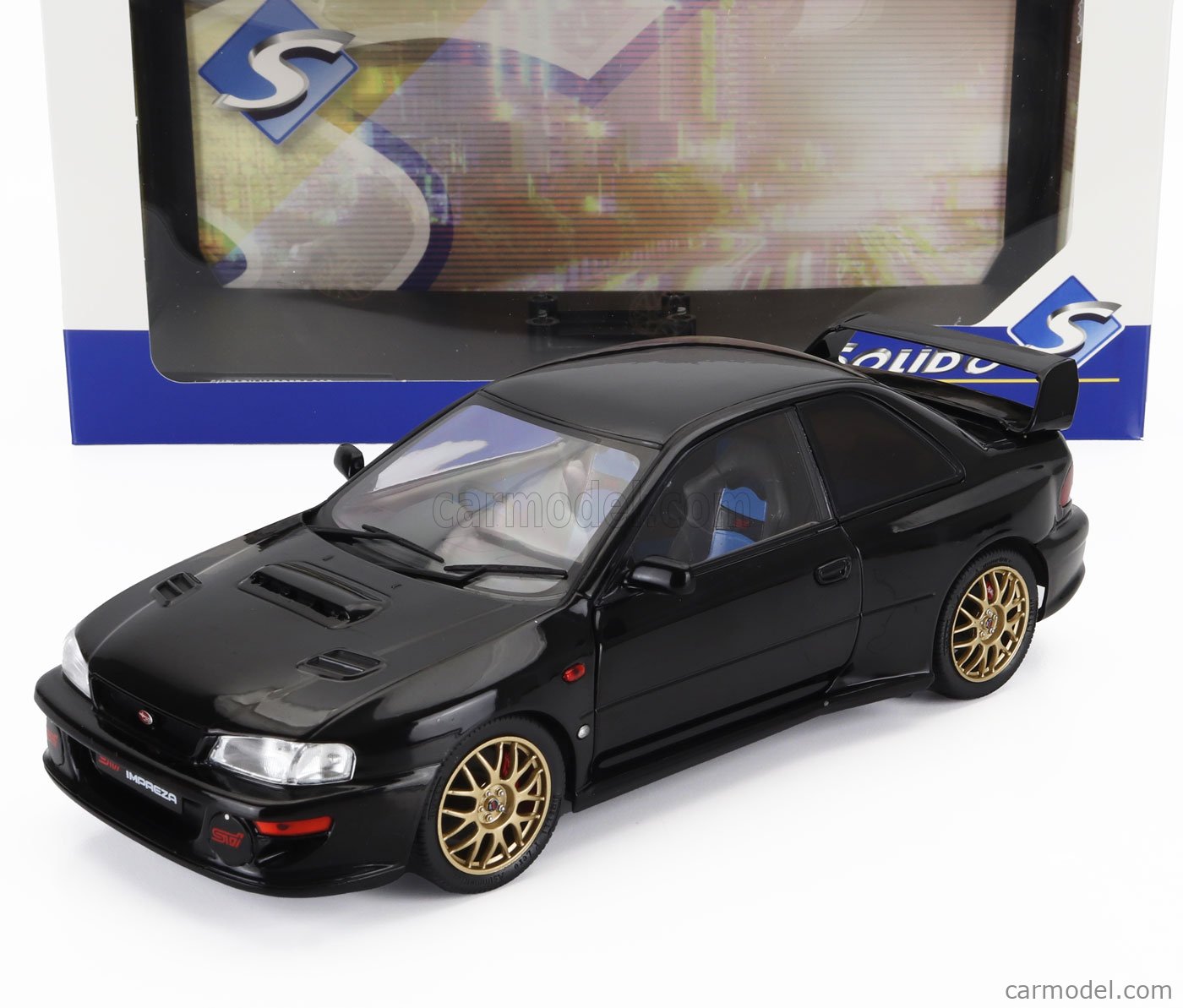 SOLIDO 1807406 Scale 1/18 | SUBARU IMPREZA WRC 22B 1998 BLACK