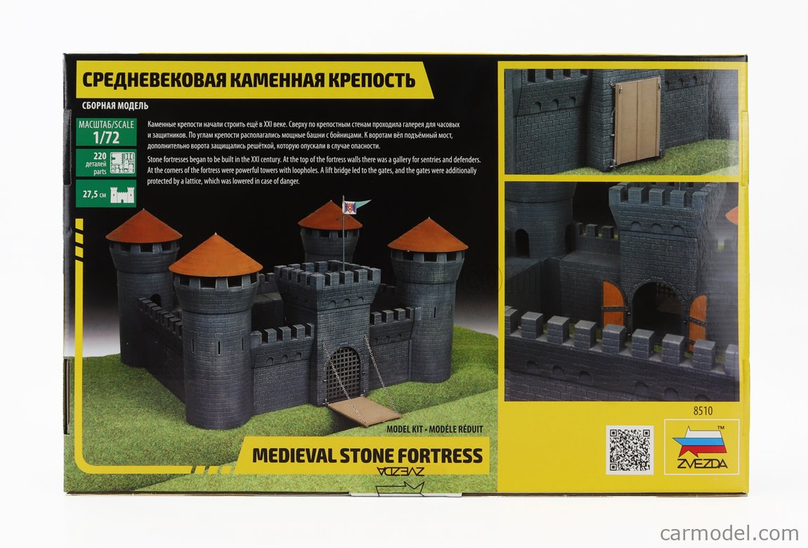 ZVEZDA 8510 Echelle 1/72 | ACCESSORIES MEDIEVAL STONE FORTRESS