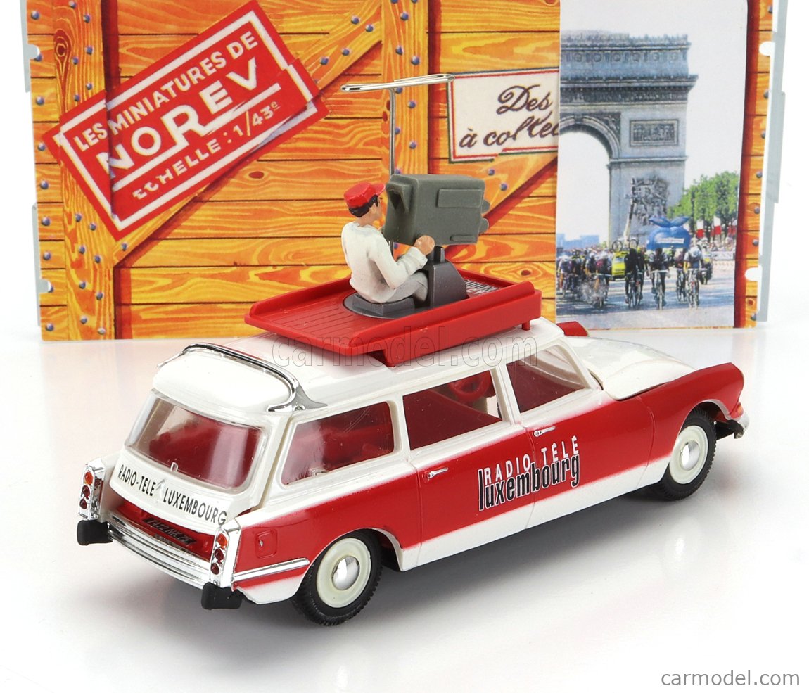 NOREV 770001 Escala 1/43 | CITROEN ID19 BREAK RTL RADIO TELE LUXEMBURG ...