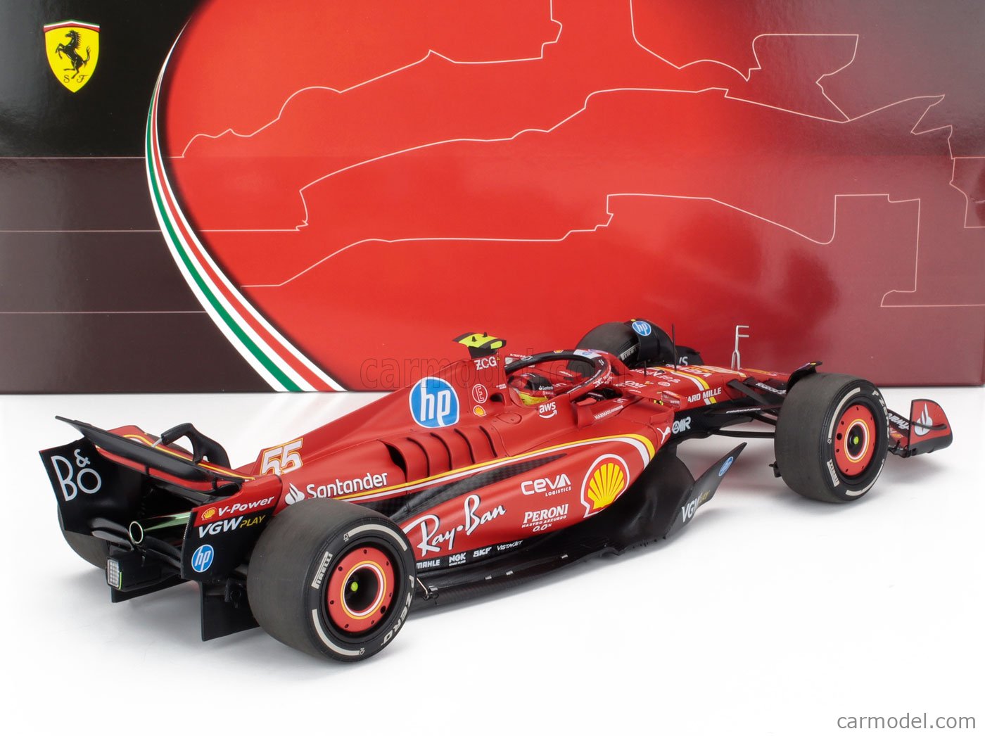 BBR-MODELS BBR241855C Масштаб 1/18 | FERRARI F1 SF-24 TEAM SCUDERIA ...
