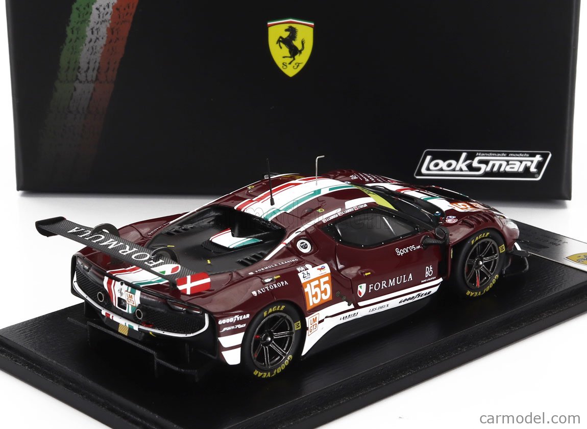 LOOKSMART LSLM186 Scale 1/43 | FERRARI 296 GT3 3.0L TURBO V6 TEAM ...