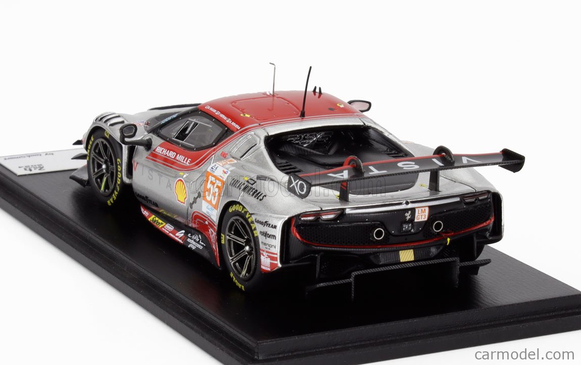 LOOKSMART LSLM185 Scale 1/43 | FERRARI 296 GT3 3.0L TURBO V6 TEAM VISTA AF CORSE N 55 24h LE ...