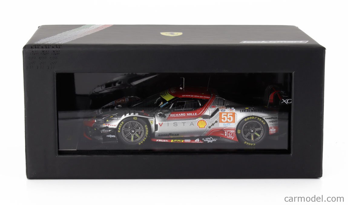 LOOKSMART LSLM185 Scale 1/43 | FERRARI 296 GT3 3.0L TURBO V6 TEAM VISTA AF CORSE N 55 24h LE ...