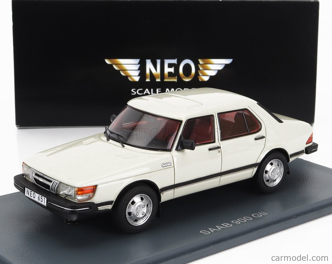 NEO SCALE MODELS NEO43651 Echelle 1/43 | SAAB 900 GLi 1981 WHITE