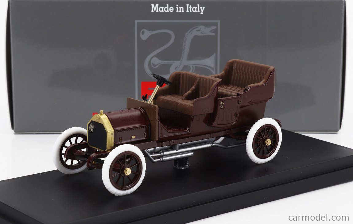 RIO-MODELS 4731 Scale 1/43 | ALFA ROMEO 24hp TORPEDO 1910 DARK RED