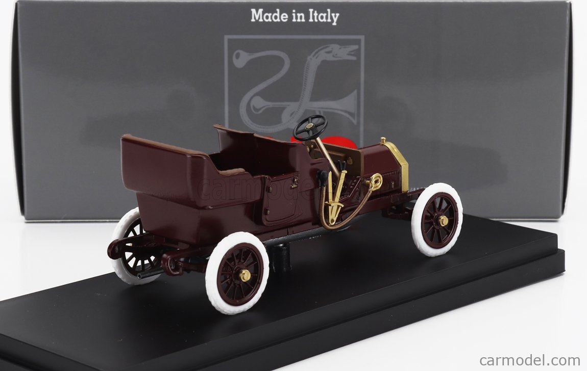 RIO-MODELS 4731 Scale 1/43 | ALFA ROMEO 24hp TORPEDO 1910 DARK RED