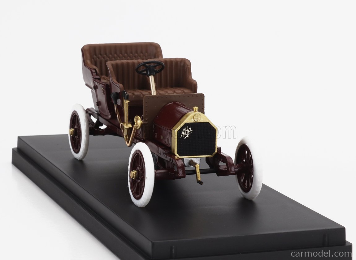 RIO-MODELS 4731 Scale 1/43 | ALFA ROMEO 24hp TORPEDO 1910 DARK RED