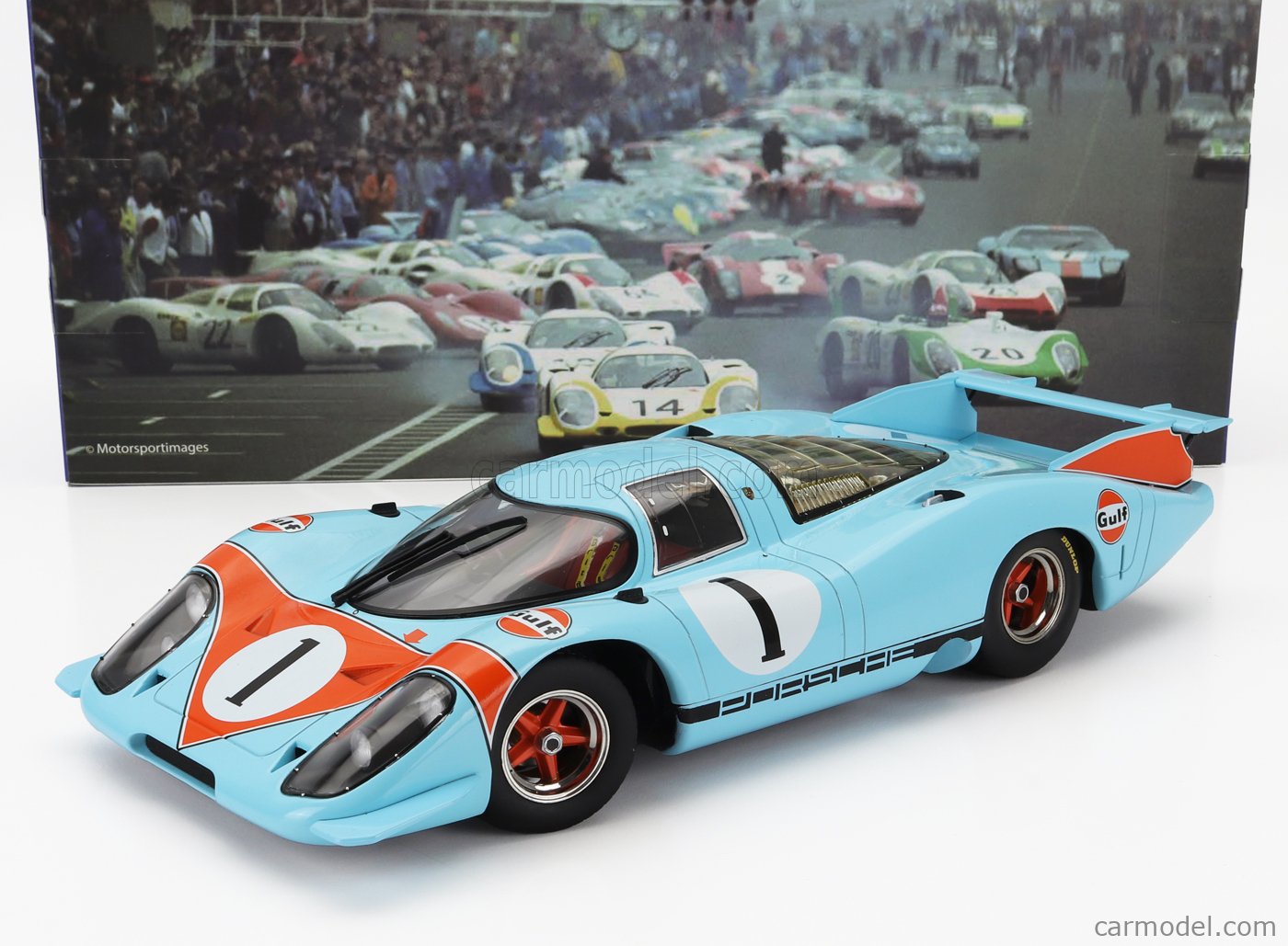WERK83 W18019006 Scale 1/18 | PORSCHE 917LH 4.5L GULF N 1 PRESS VERSION ...