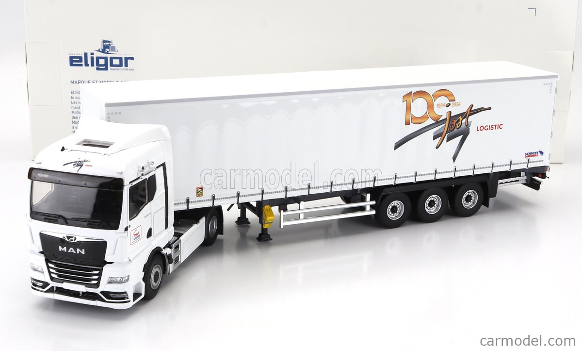 ELIGOR 118173 Scale 1/43 | MAN TGX 18.470 TRUCK TELONATO JOST LOGISTIC ...