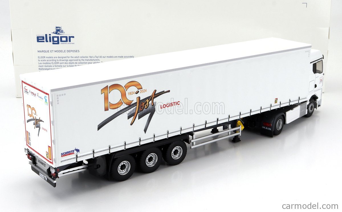 ELIGOR 118173 Scale 1/43 | MAN TGX 18.470 TRUCK TELONATO JOST LOGISTIC ...