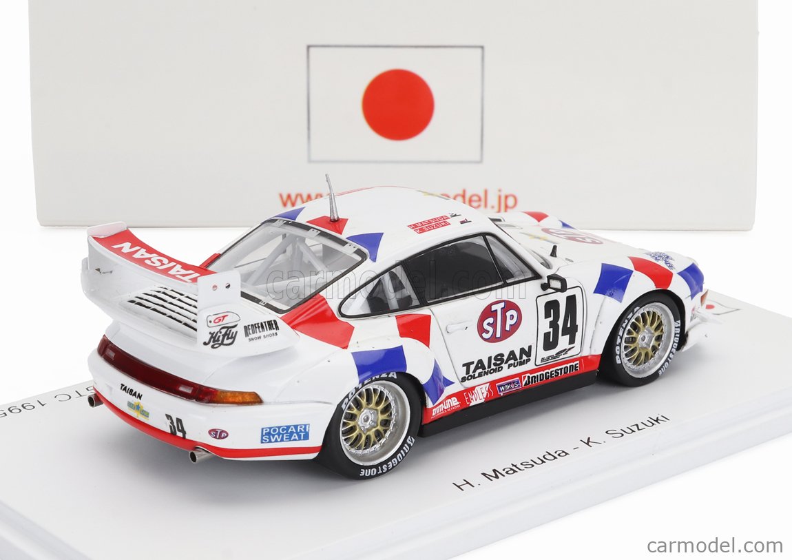 SPARK-MODEL SJ153 Scale 1/43 | PORSCHE 911 993 GT2 TEAM STP TAISAN N 34 ...