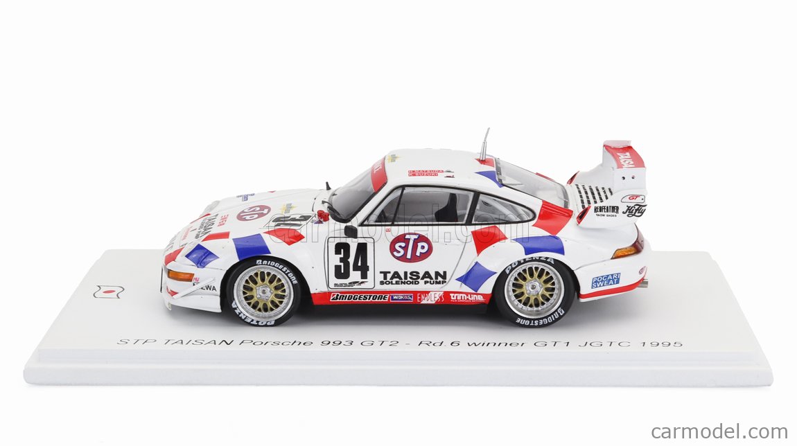 SPARK-MODEL SJ153 Scale 1/43 | PORSCHE 911 993 GT2 TEAM STP TAISAN N 34 ...
