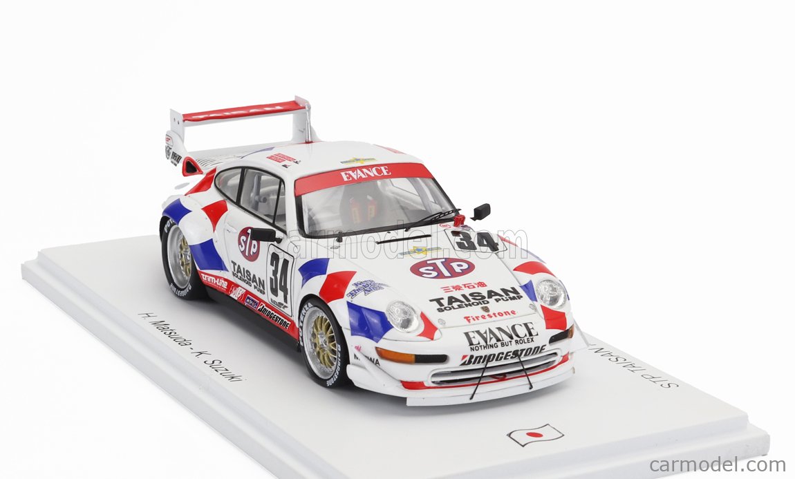 SPARK-MODEL SJ153 Scale 1/43 | PORSCHE 911 993 GT2 TEAM STP TAISAN N 34 ...