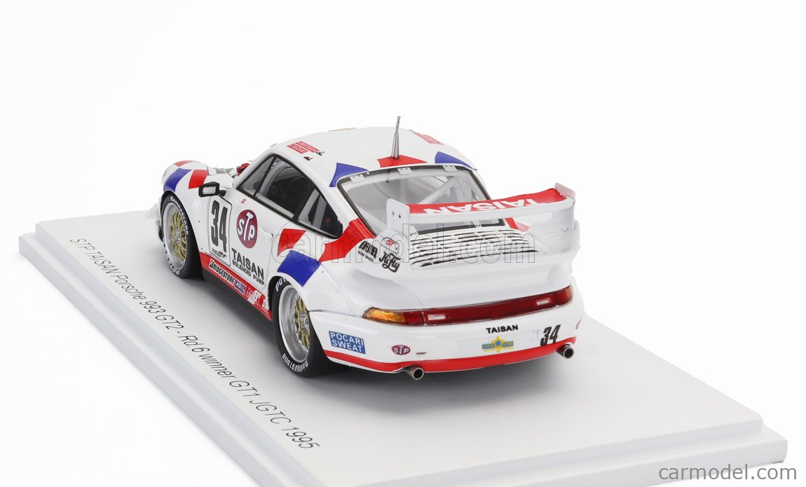 SPARK-MODEL SJ153 Scale 1/43 | PORSCHE 911 993 GT2 TEAM STP TAISAN N 34 ...