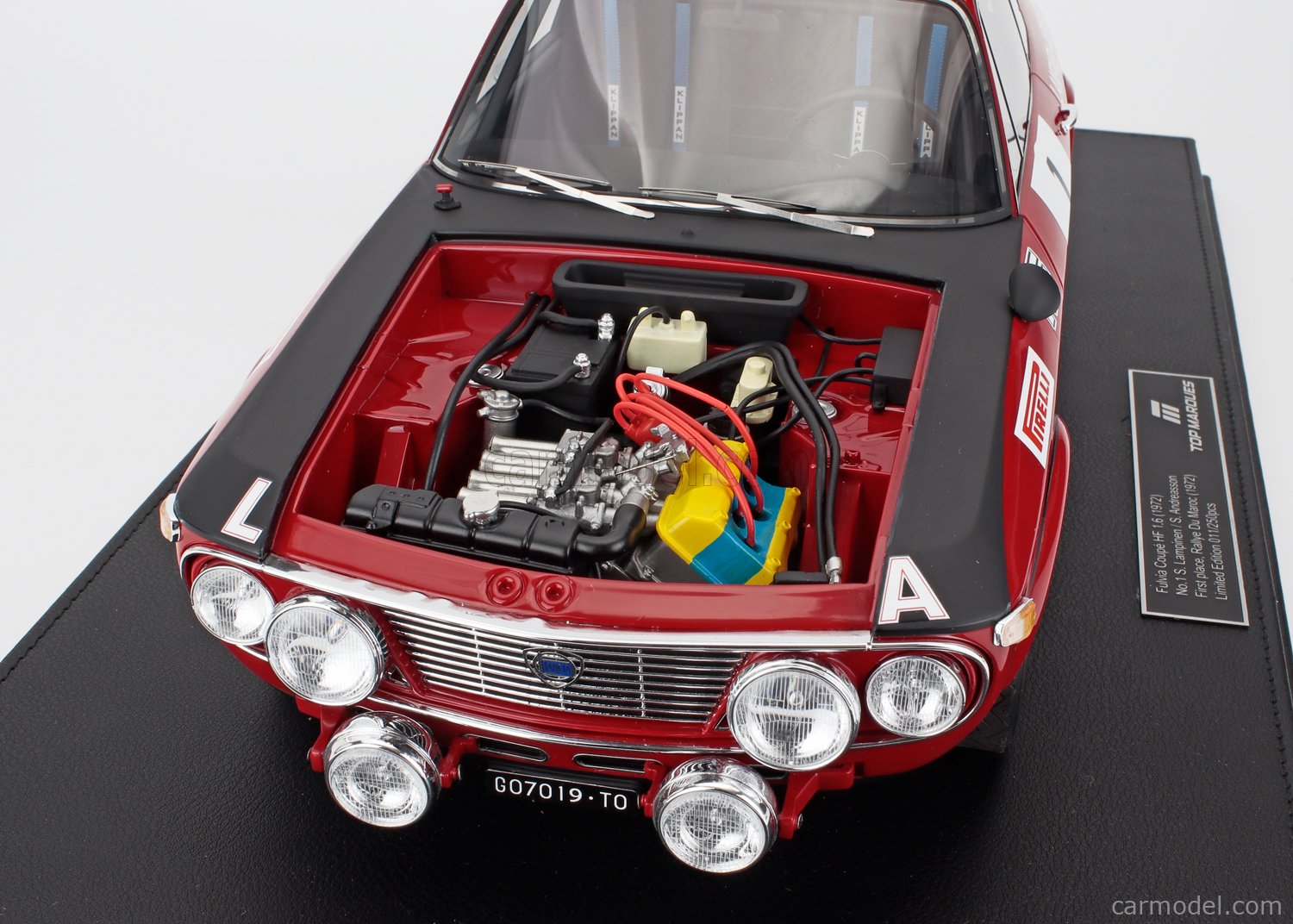 TOPMARQUES TMR12-58B Scale 1/12 | LANCIA FULVIA HF 1600 COUPE (night ...