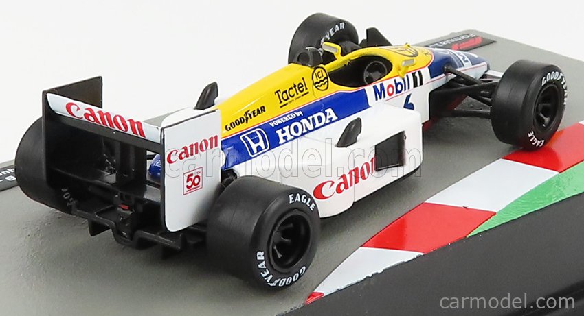 EDICOLA ABAF1010 Scale 1/43 | WILLIAMS F1 HONDA FW11B N 6 WORLD ...