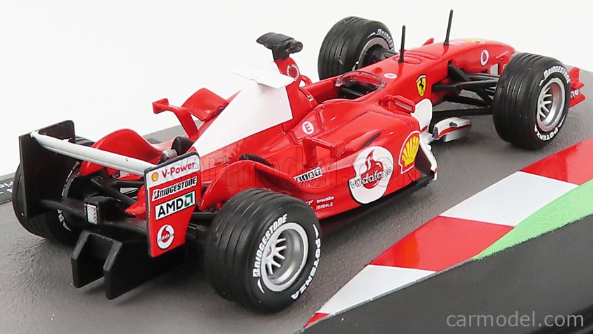 EDICOLA ABAF1029 Scale 1/43 | FERRARI F1 F2004 N 2 SEASON 2004 RUBENS ...