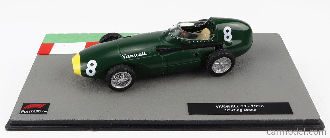 EDICOLA ABAF1067 Scale 1/43 | VANWALL F1 57 VANWALL N 8 SEASON 1958 ...