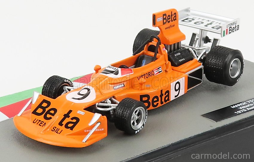 EDICOLA ABAF1101 Scale 1/43 | MARCH F1 751 BETA N 9 AUSTRIAN GP 1975 ...