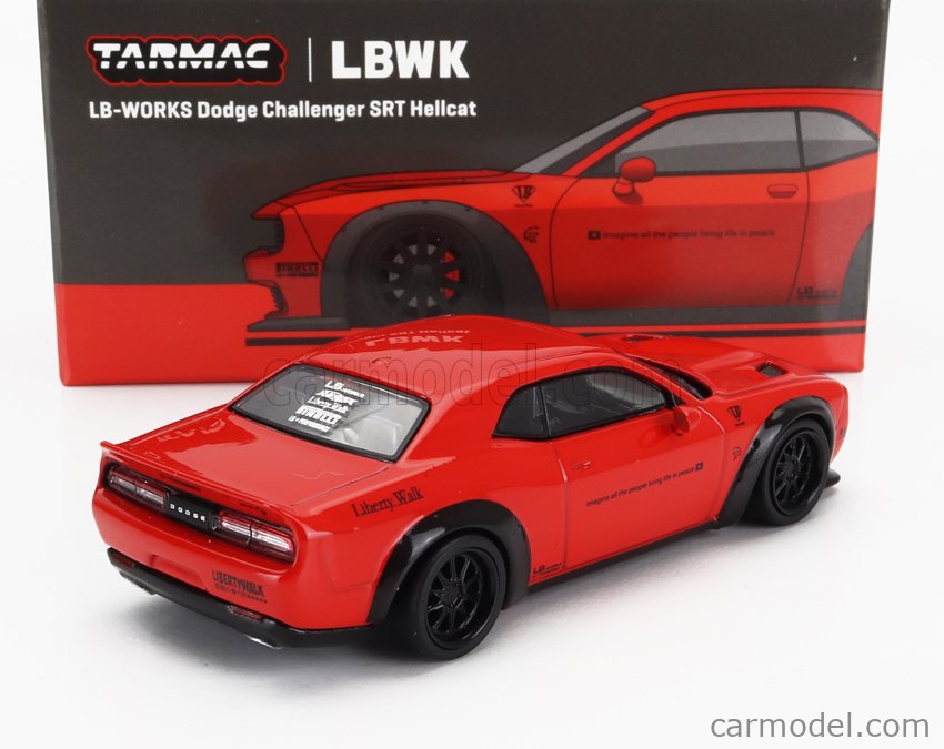 TARMAC T64G-TL039-RE Scala 1/64 | DODGE CHALLENGER SRT HELLCAT LB WORKS ...