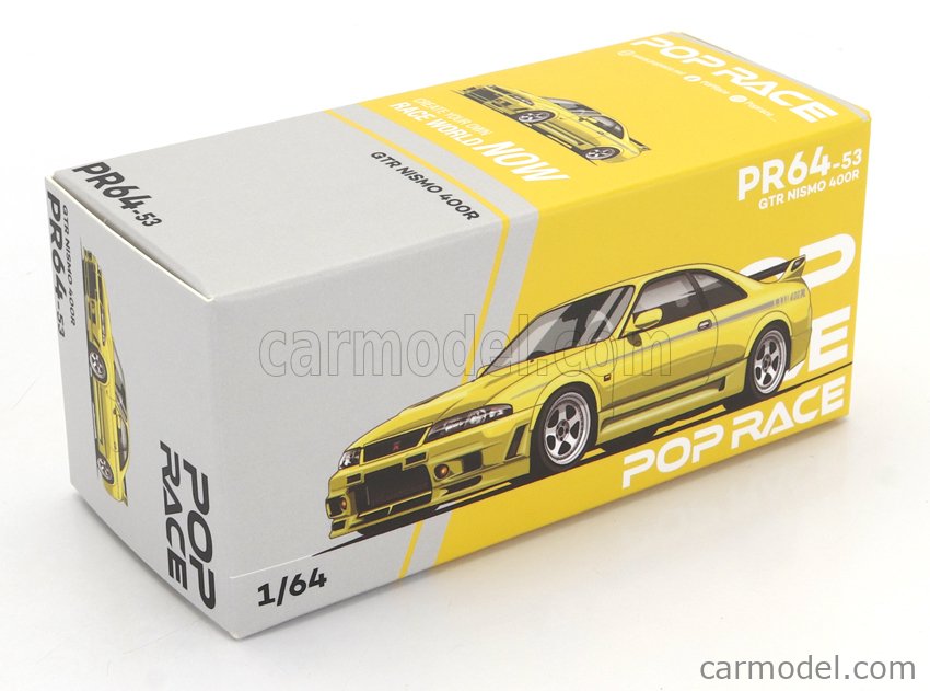 POP-RACE-LIMITED PR640053 Scale 1/64 | NISSAN SKYLINE GT-R (R33) NISMO ...