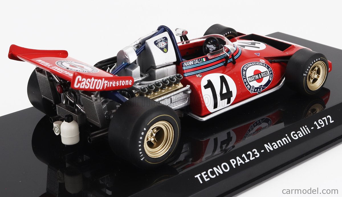 EDICOLA MW2ALA0070-EXPO24-VET Scale 1/24 | TECNO F1 PA123 TEAM MARTINI RACING N 14 SEASON 1972 ...