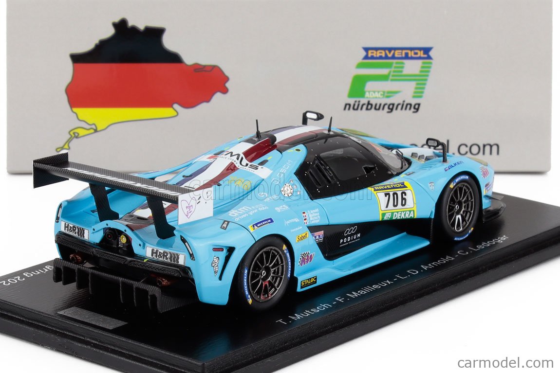 SPARK-MODEL SG960 Scale 1/43 | SCG 004C TEAM GLICKENHAUS RACING N 706 ...
