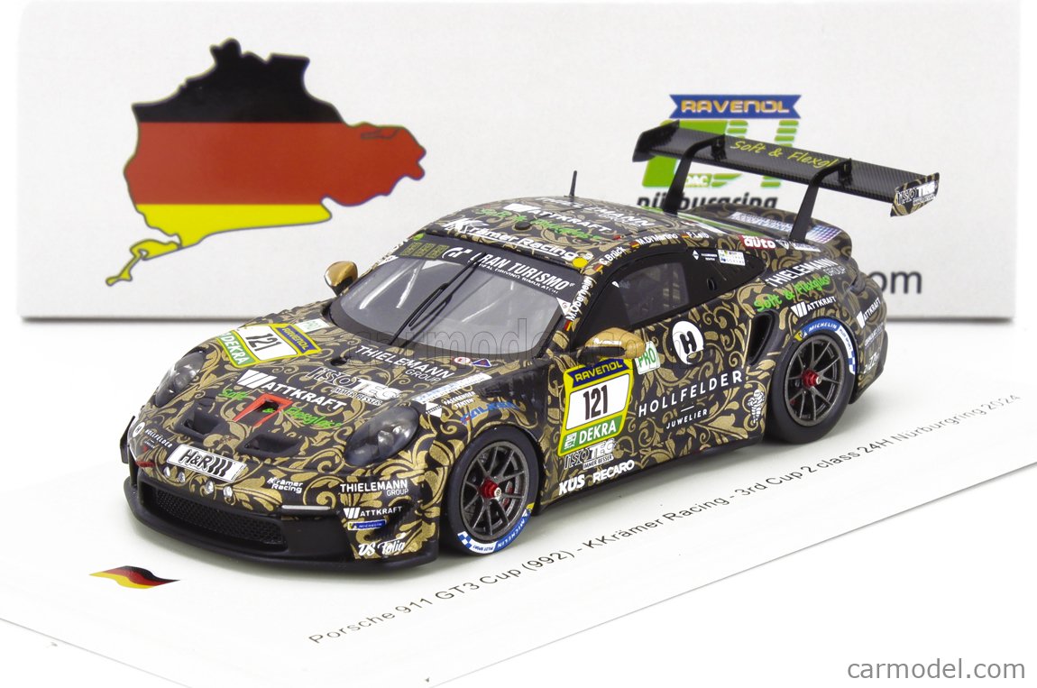 SPARK-MODEL SG955 Echelle 1/43 | PORSCHE 911 992 GT3 CUP TEAM KKRAMER ...