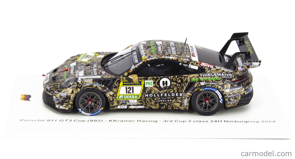 SPARK-MODEL SG955 Echelle 1/43 | PORSCHE 911 992 GT3 CUP TEAM KKRAMER ...