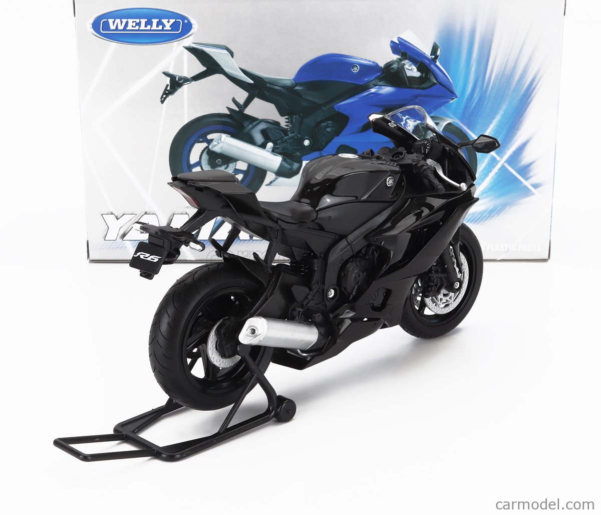 WELLY WE62201BK Scale 1/12 | YAMAHA YZF-R6 1999 BLACK