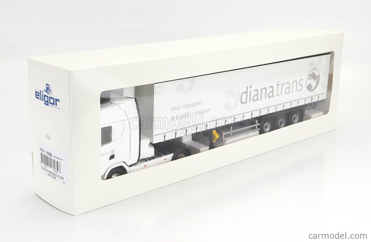 ELIGOR 118185 Scale 1/43 | SCANIA S500 TRUCK TELONATO DIANA TRANSPORTS ...